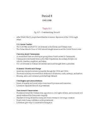 AP U.S. History - Advanced Placement - Studocu