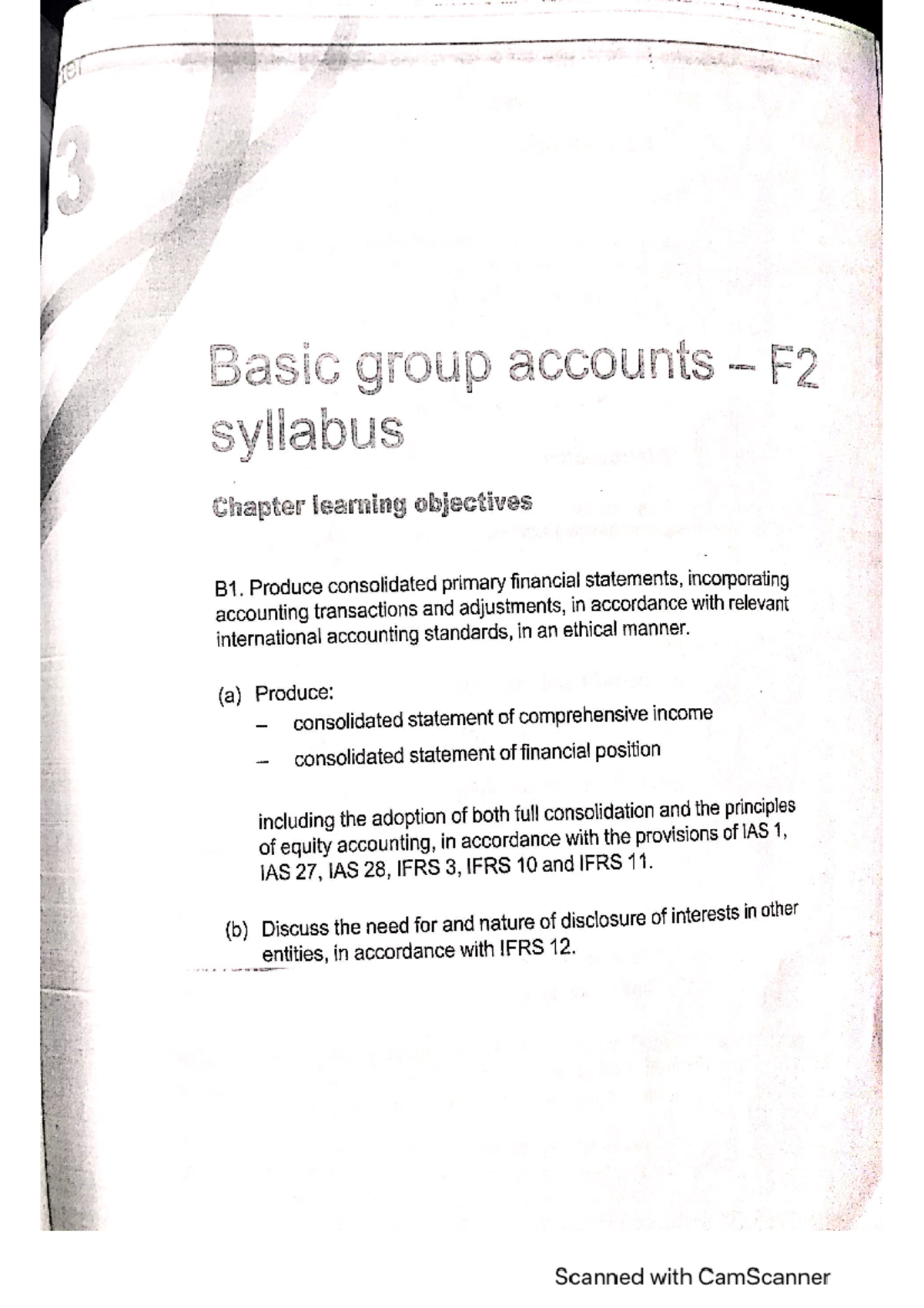 group accounting notes financial accounting - Intermediate Financial ...