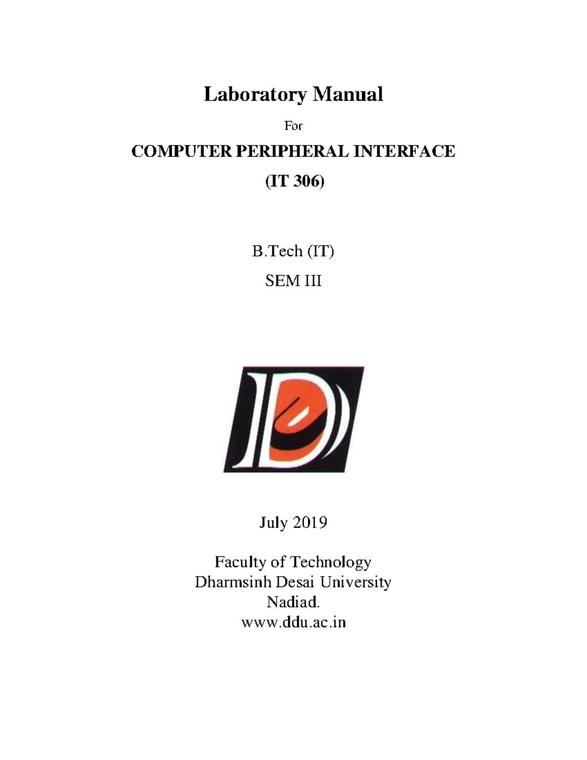 3 CPI - cpi lab manual - Laboratory Manual For COMPUTER PERIPHERAL ...