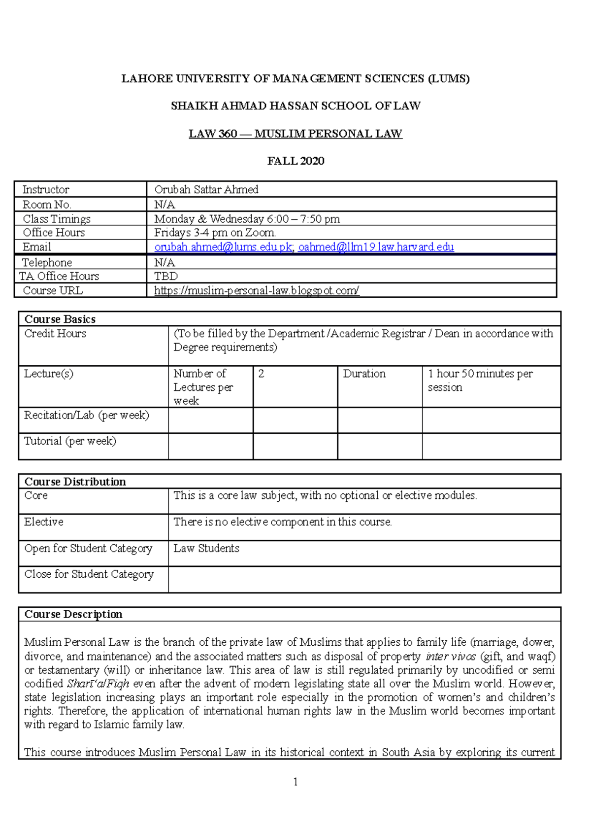 MPL+Course+Outline+Fall+2020 - LAHORE UNIVERSITY OF MANAGEMENT SCIENCES ...