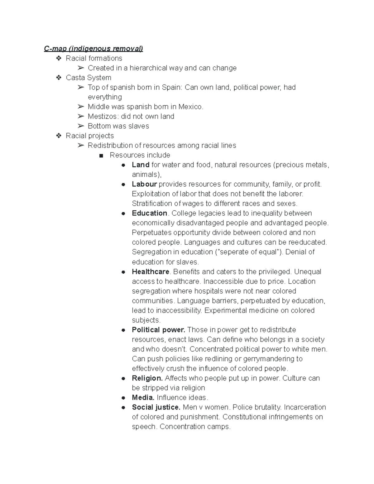History CCS 10A notes (Fall 2022 assorted) Professor Ponce - C-map ...