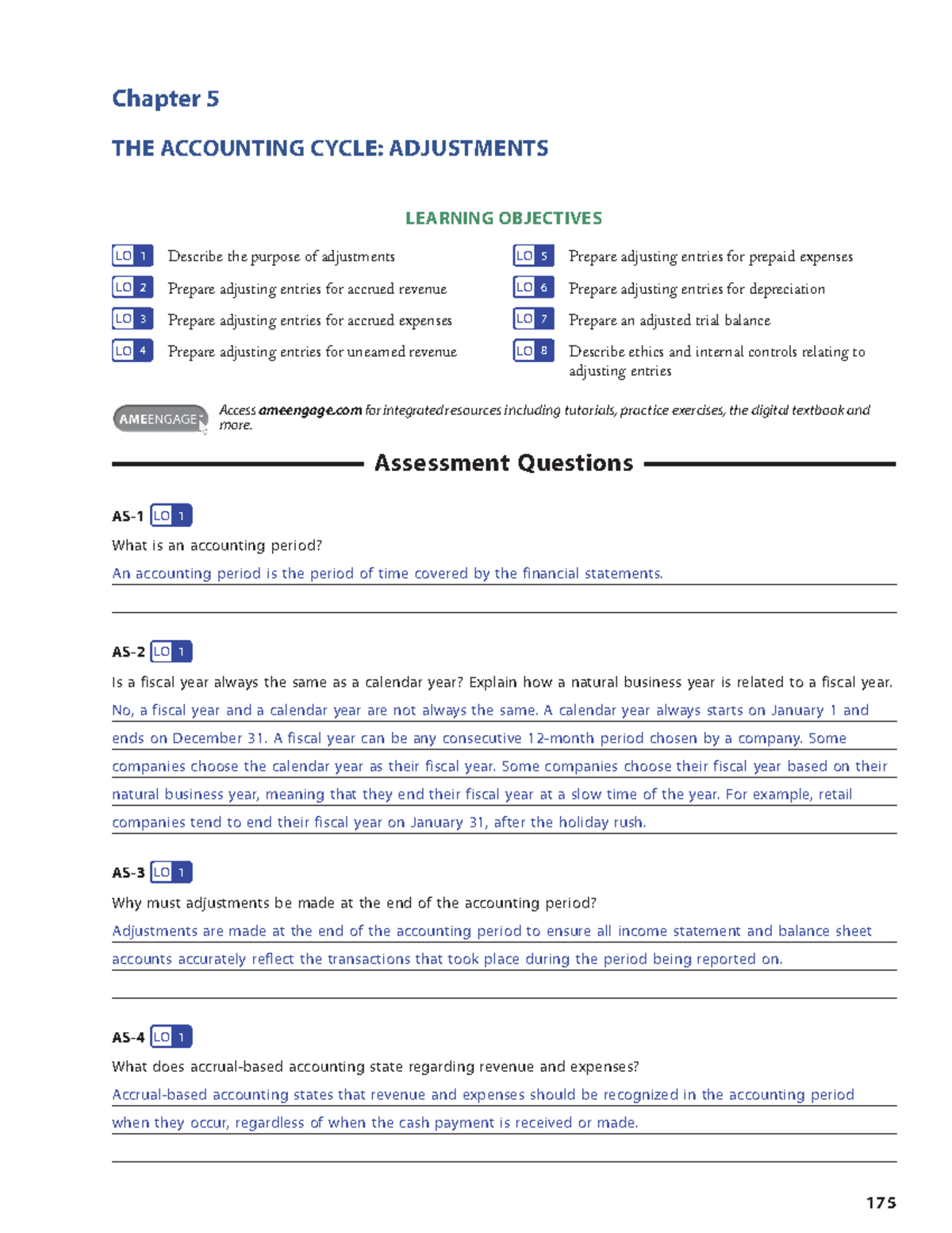Kap 1 5th workbook te ch 5 - Chapter 5 THE ACCOUNTING CYCLE ...