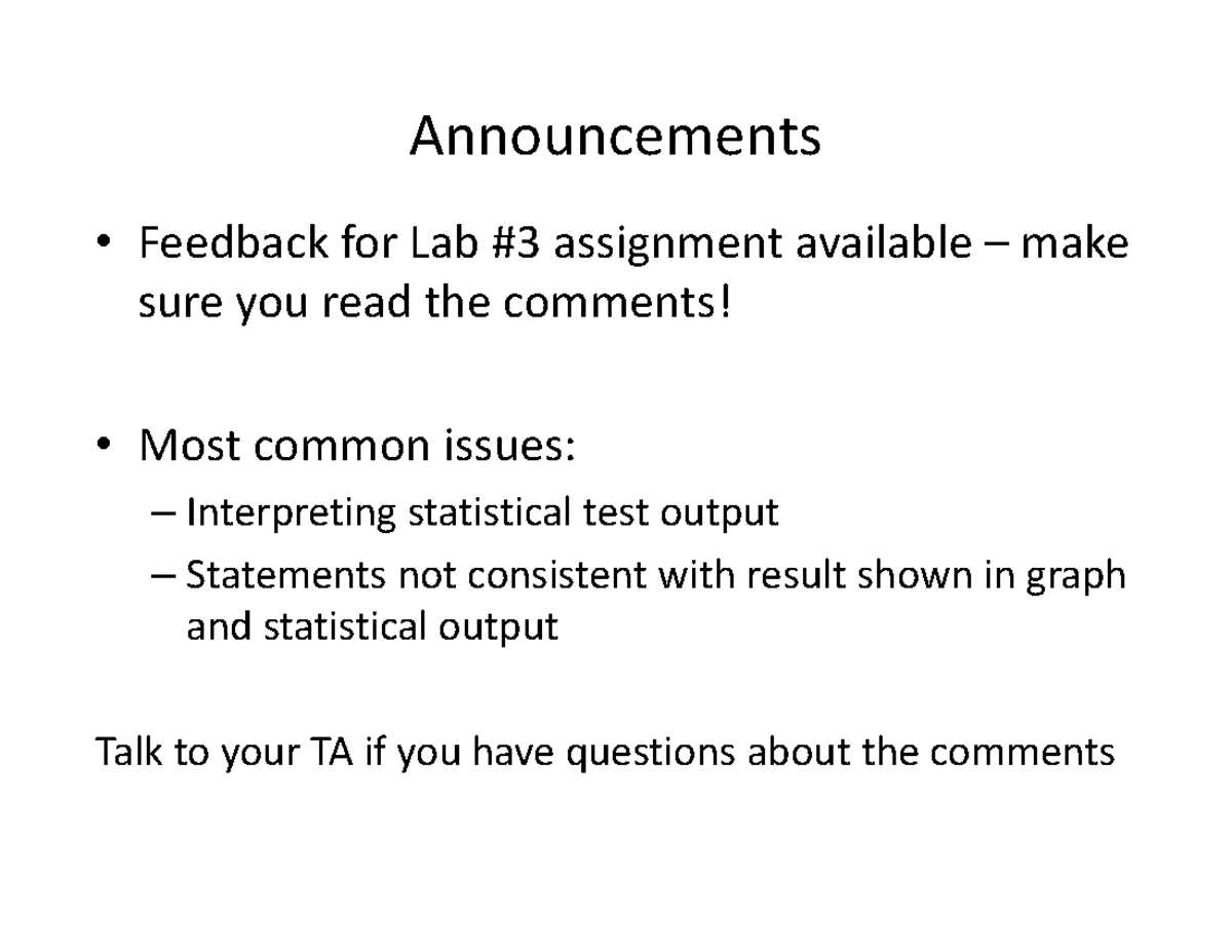 10.15.2021 - plant bio - Announcements Feedback for Lab #3 assignment ...