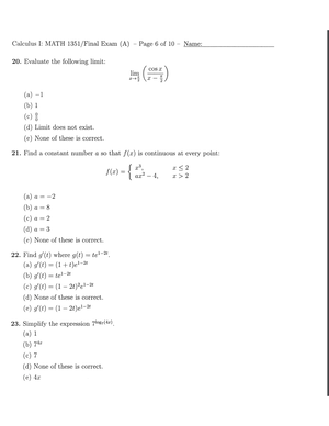 calc worksheet first - Studocu
