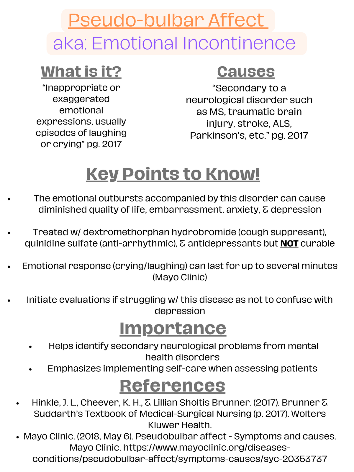 Pseudobulbar Affect - N/A - Pseudo-bulbar Affect What is it ...