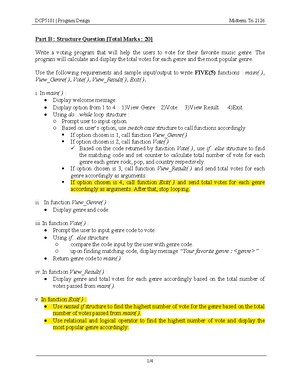 BACS1014 Assignment 202105 - BACS1014 PROBLEM SOLVING AND PROGRAMMING ASSIGNMENT 1 General - Studocu