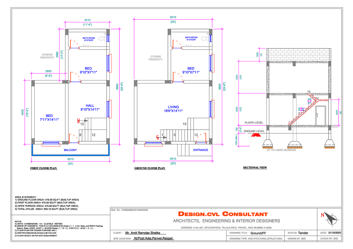 Design Civil-GF and FF floor plan 3110200 - Business Management HL ...