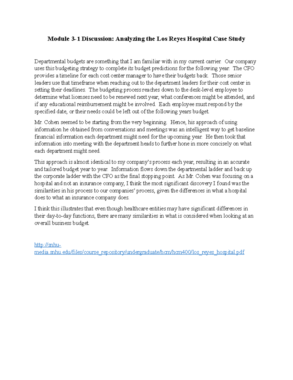 Module 3 Discussion - Djiscussion post - Module 3-1 Discussion ...