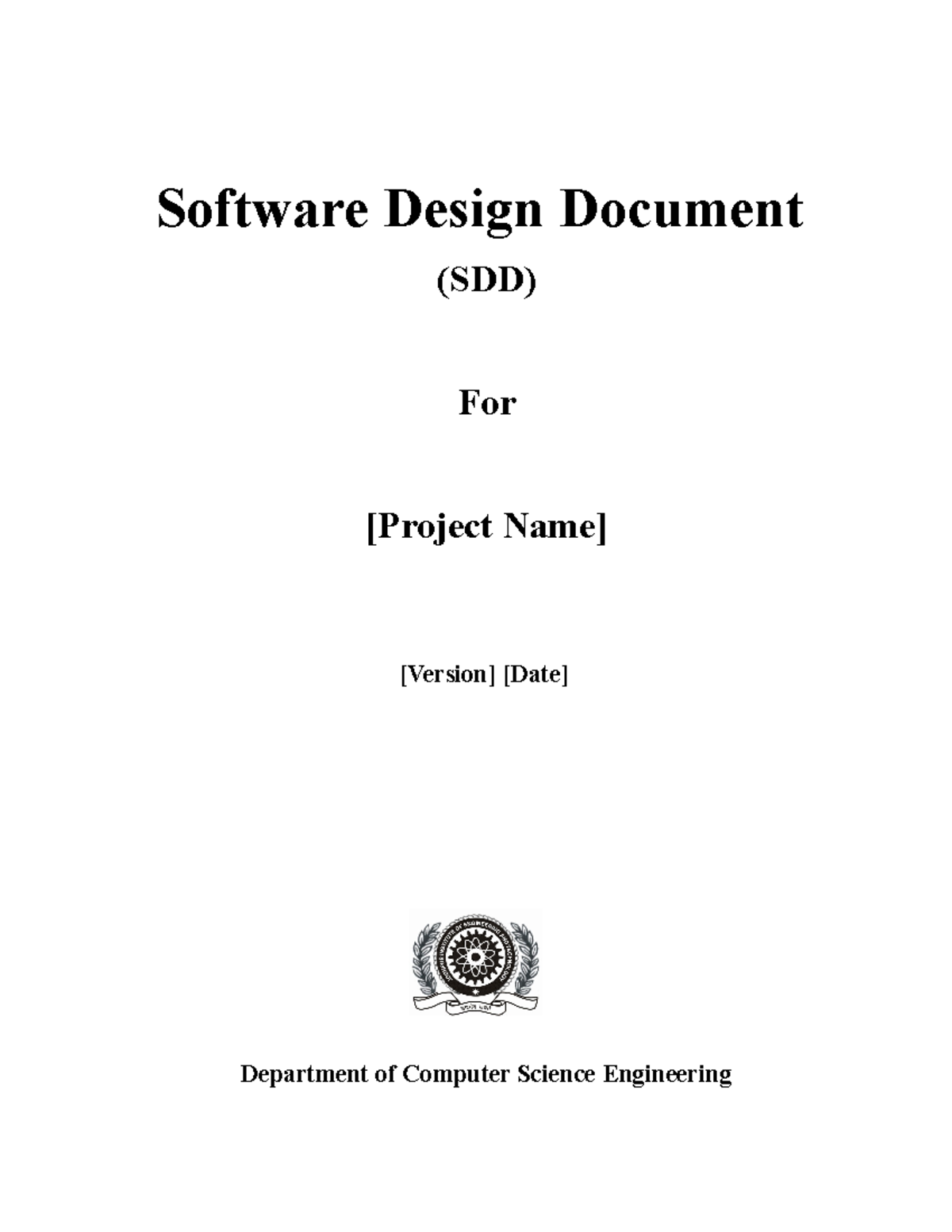 JIET SDD Template - nononooooooooooooooooooo - Software Design Document ...