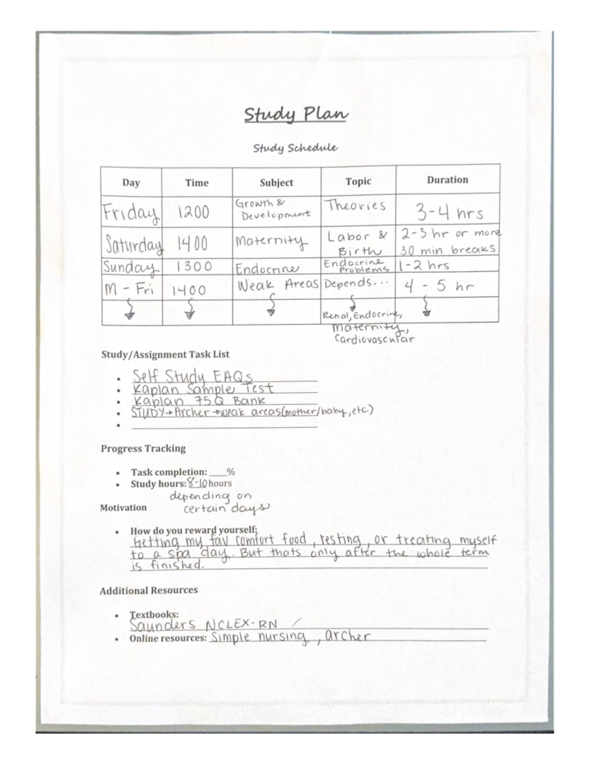 Study Plan Journey To Success - Study Plan Study Schedule Day Time ...