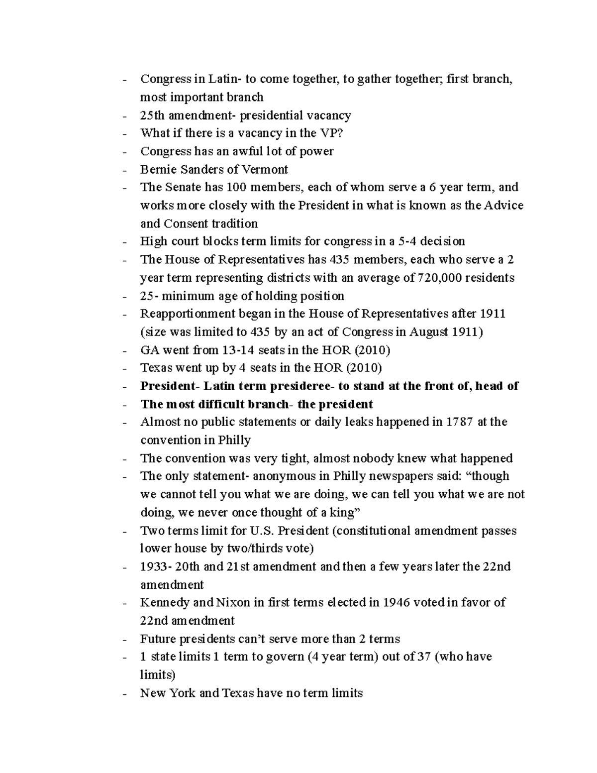 Gov Notes Part 3 Congress In Latin To Come Together To Gather gov-notes-part-3-congress-in-latin-to-come-together-to-gather