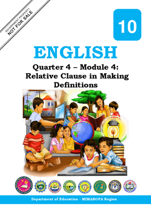 English 10 Quarter 4 Module 5 - 1 10 ENGLISH Quarter 4 – Module 5 ...