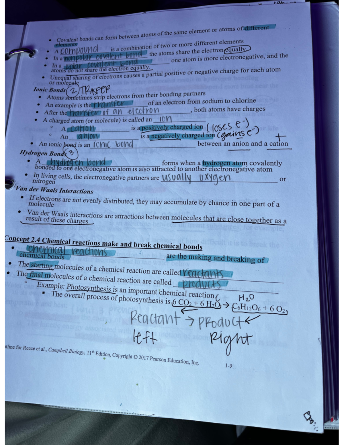 6 - biology lecture notes - BIO1134 - Studocu