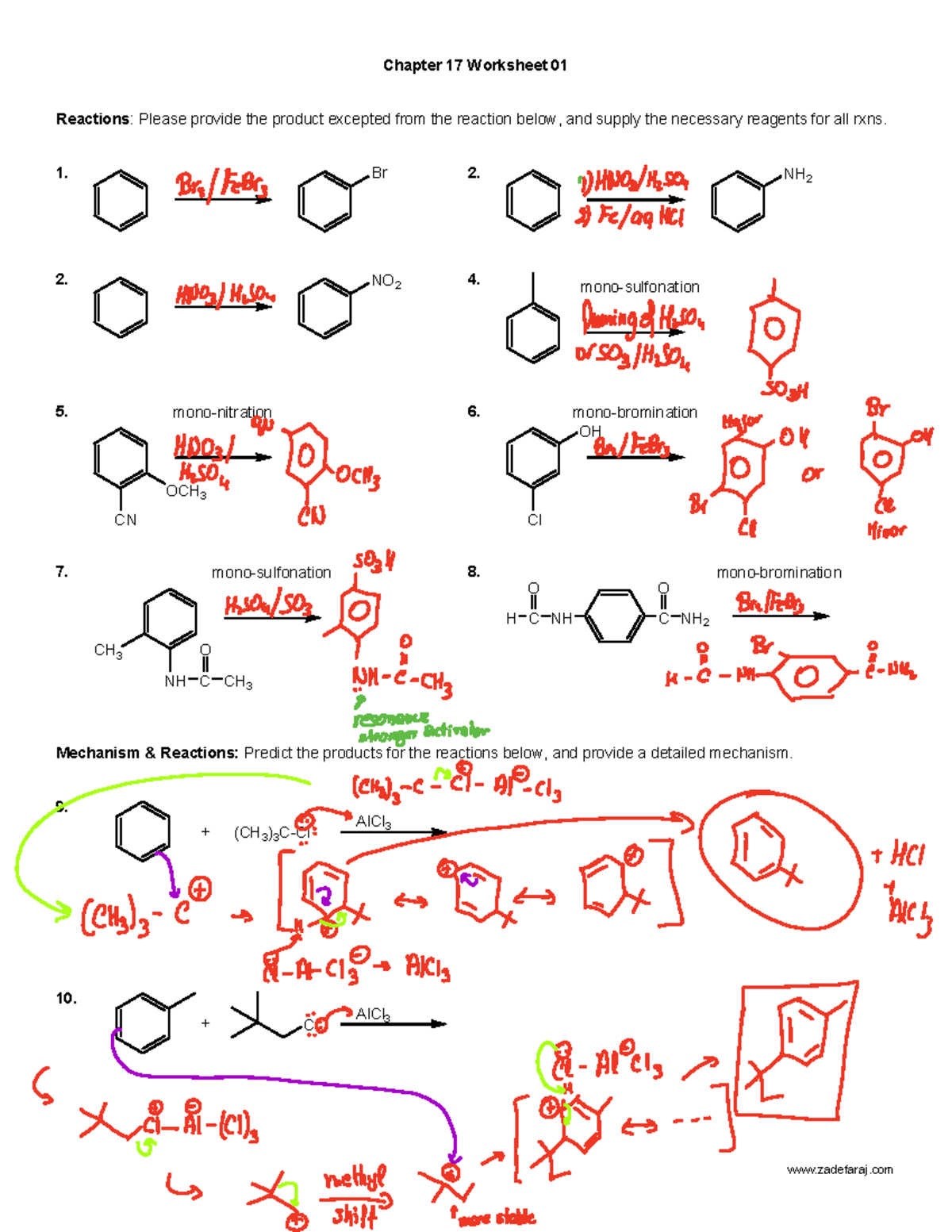 Chapter 17 Key Worksheet - CHEM 3132 - UH - Studocu