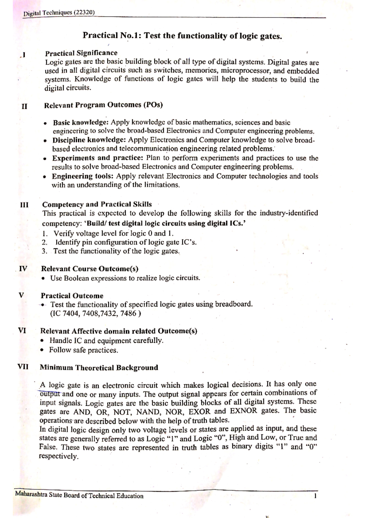 DTE Practical 1 AND 2 - Computer engineering - Studocu