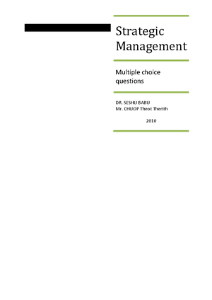 International Business Multiple Choice Questions with Answers ...