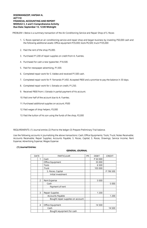 12 x10 Financial Statement Analysis - MODULE 10 FINANCIAL STATEMENT ...