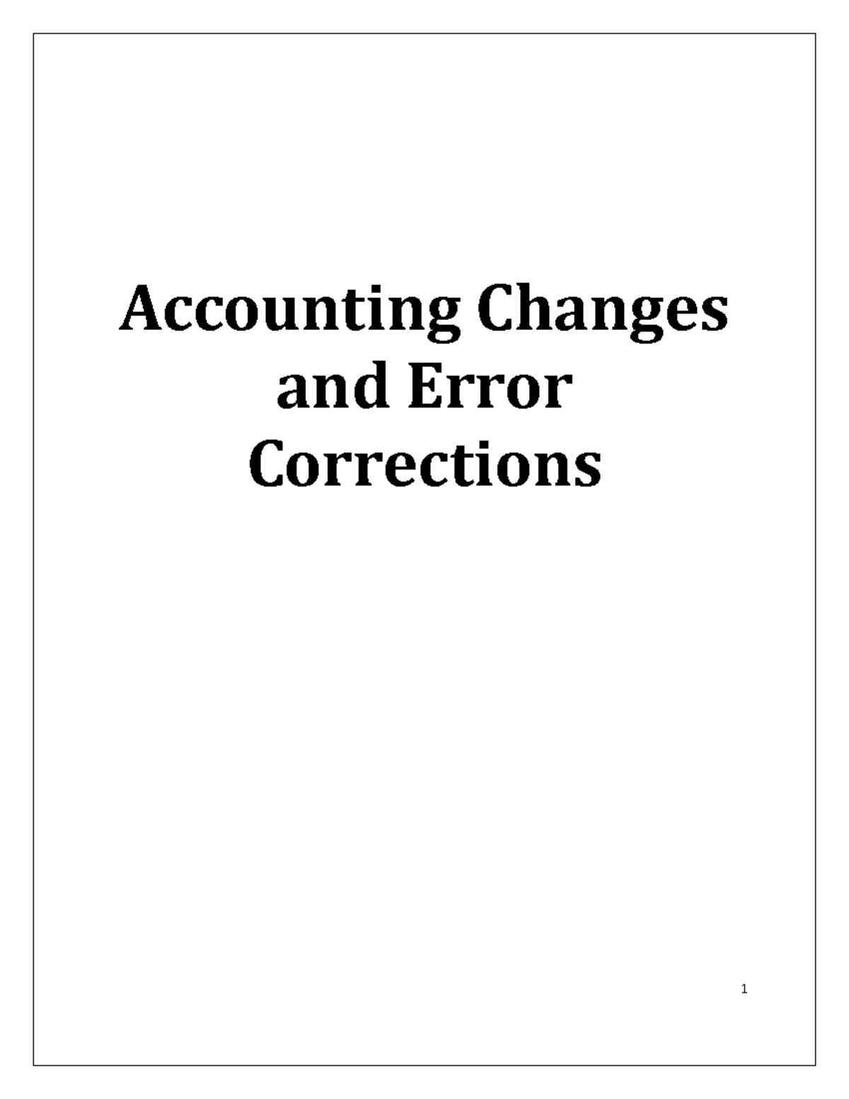 171031 - Hwvw - Accounting Changes and Error Corrections Accounting ...