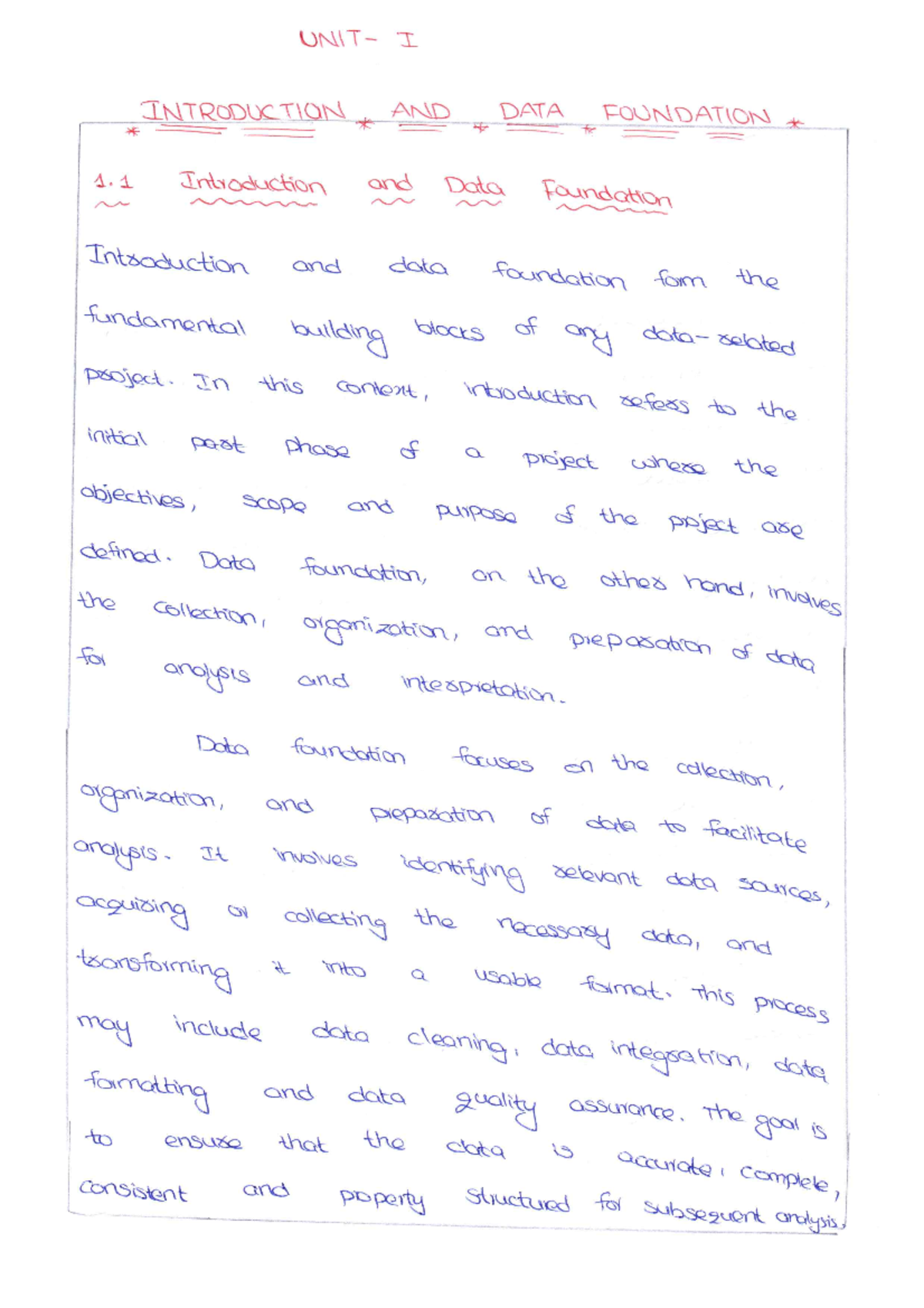 Data visualization Techniques unit 1 - computer science in data science - Studocu