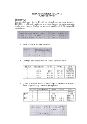TA 9 matefi - ejercicios - HOJA DE EJERCICIOS SEMANA 9: CONSTRUCCION DE INDICADORES PARA LA ...