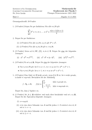 Skript - Mathematik f ̈ur Physiker I Johann Wolfgang Goethe-Universit ...