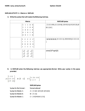 Activity 2 Applications of System of Linear Equations - Math & Physics ...
