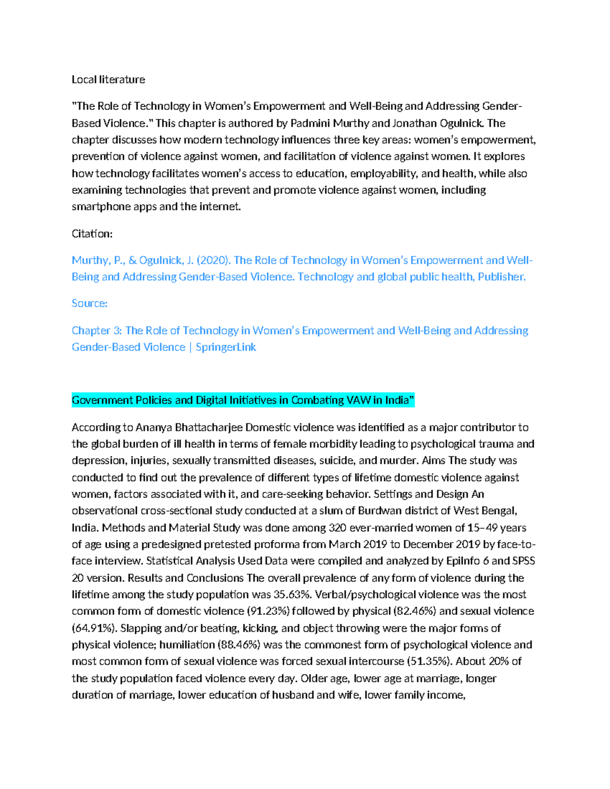 Local literature -justin Tojon - Local literature "The Role of ...