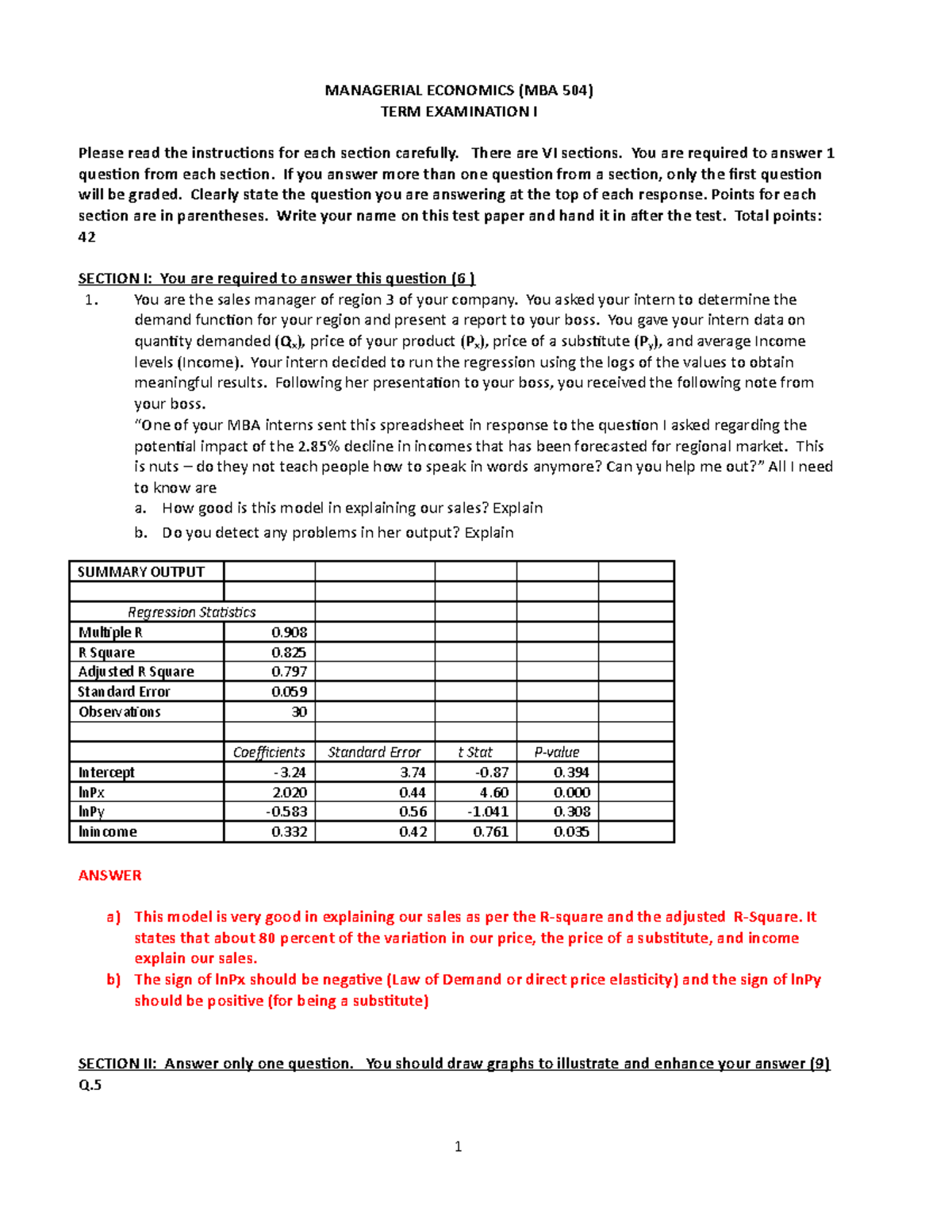 BBA exam exams ECONOMICS - BUSINESS MANAGEMENT - KU - Studocu