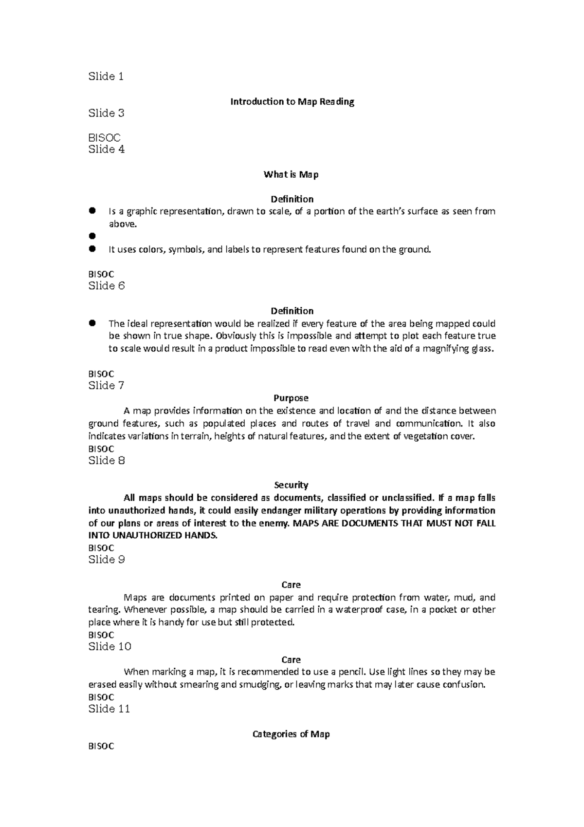 Crim 21 - lecture notes in criminology - Slide 1 Introduction to Map ...
