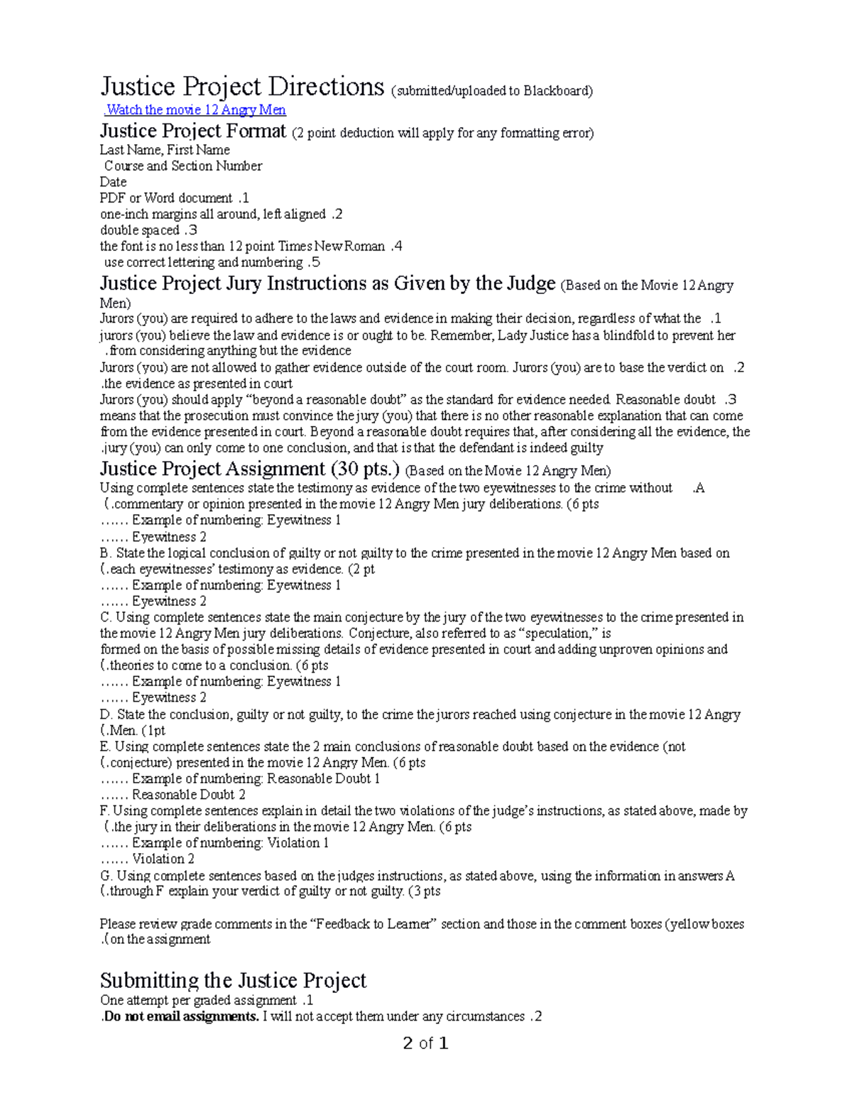 OL Justice Project Directions - Justice Project Directions (submitted ...