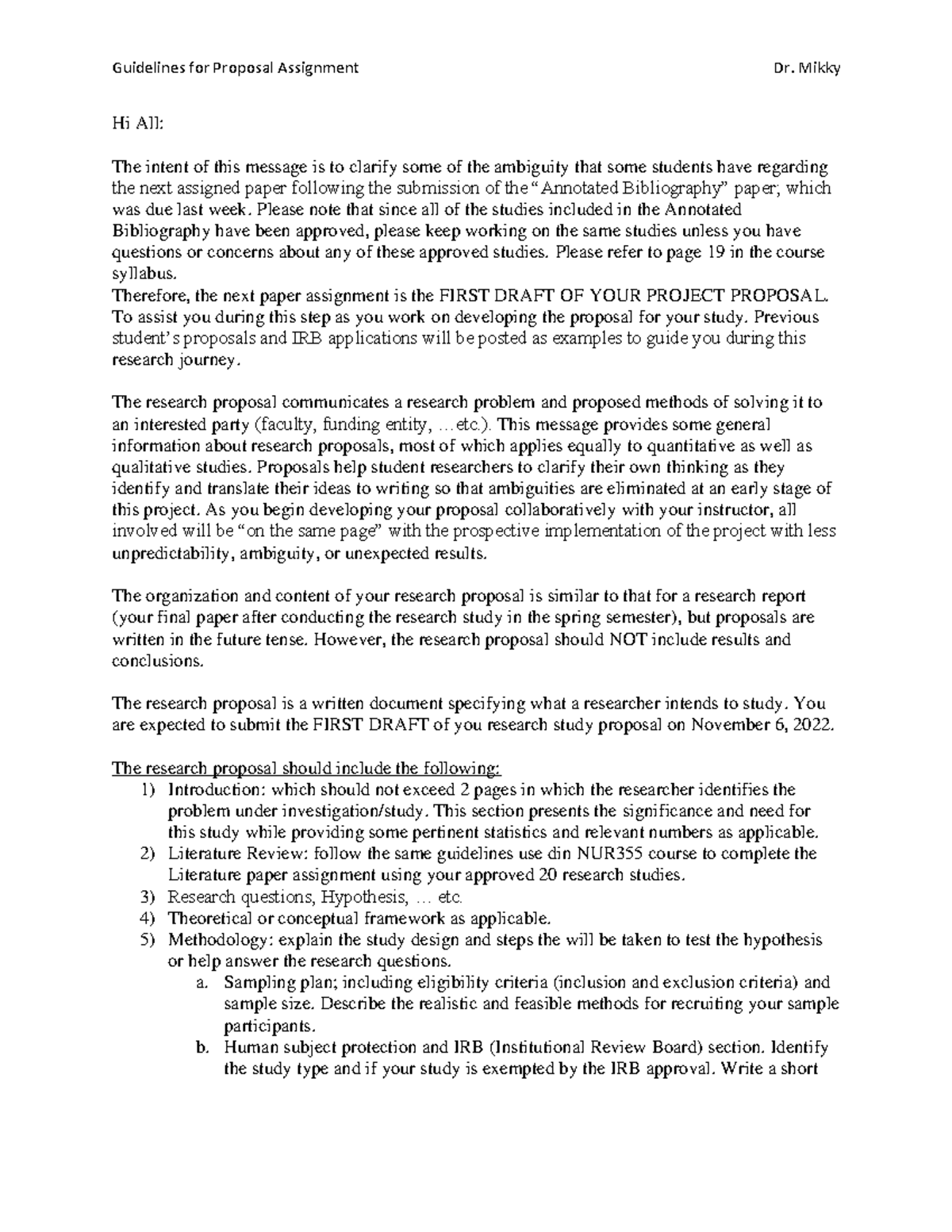 How to write the first poposal draft - Guidelines for Proposal ...