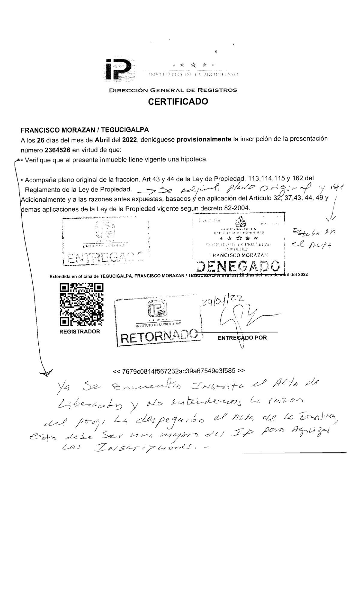 Escritura Publica de Desmembramiento - Derecho Notarial - UTH - Studocu