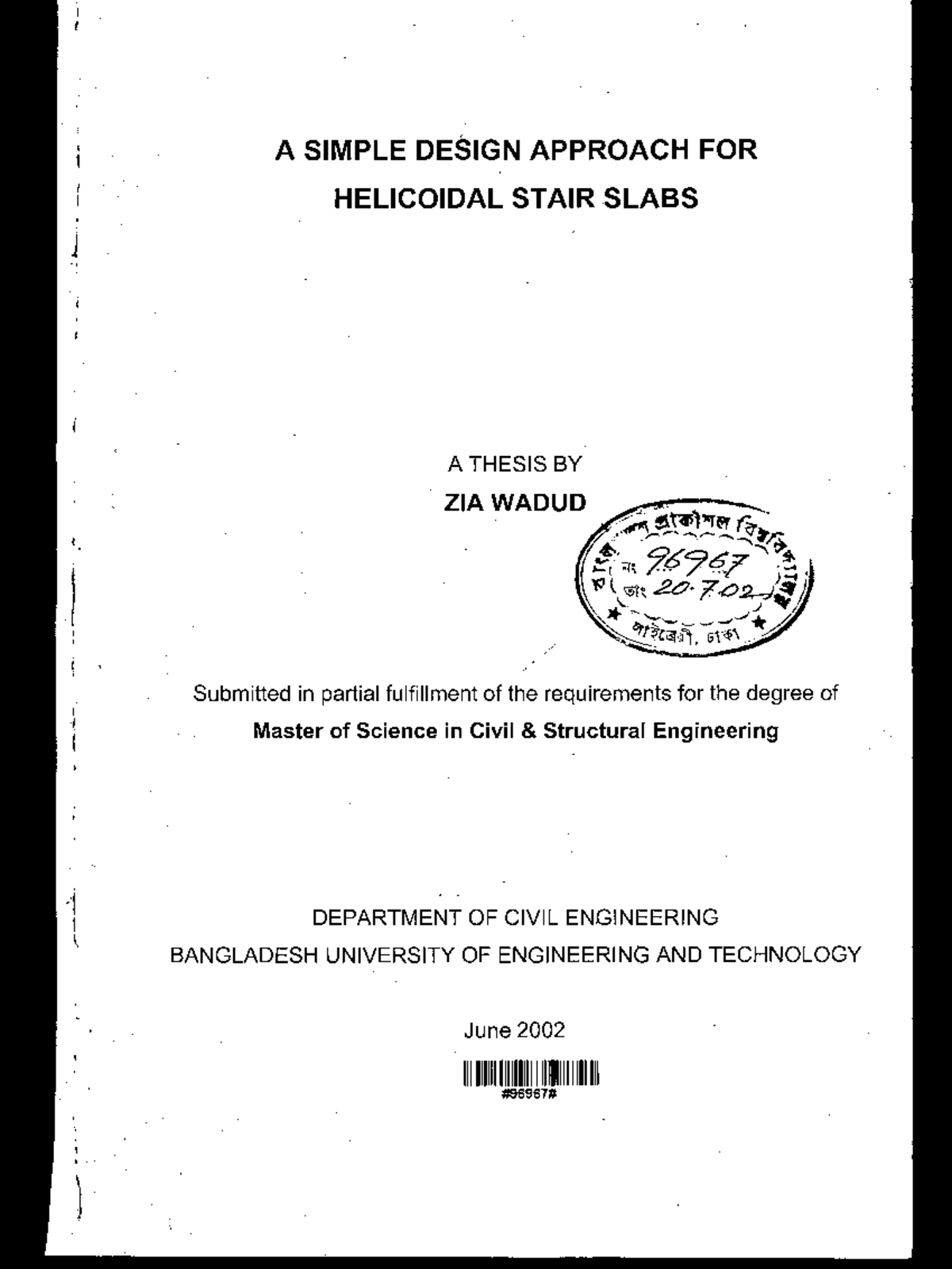 U3 A simple desing approach for helicoidal star slabs - ####### A ...