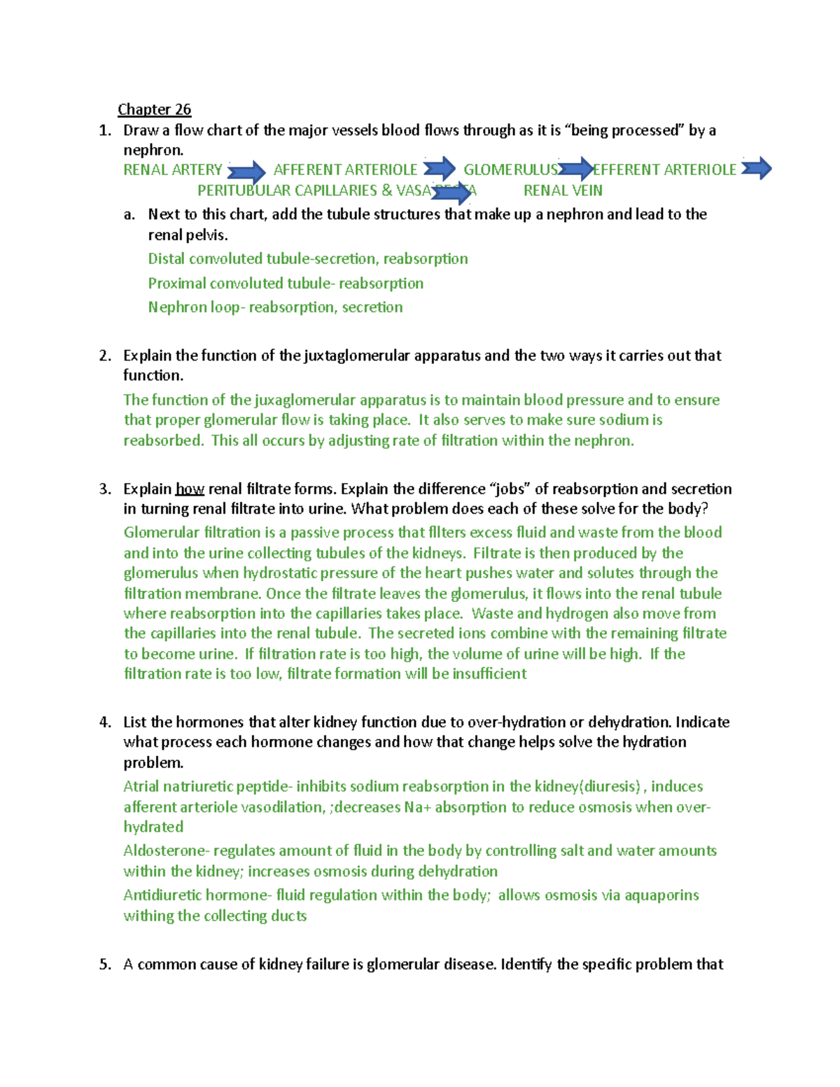 Chapter 26 overview-ha - BIO-254 - StuDocu