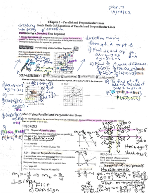 Geom Hon Study Guide 4.1-Translations-Completed Notes - Studocu