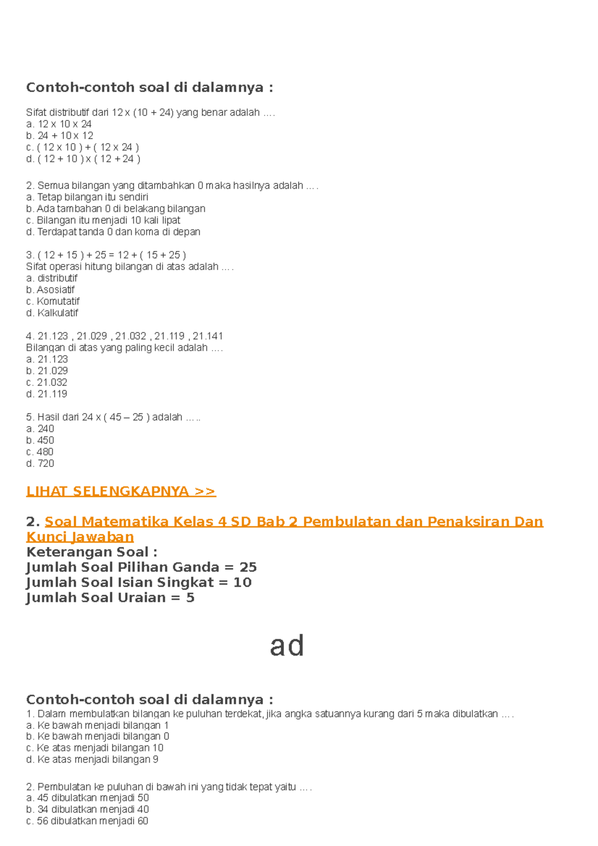 Matematika 3 - Contoh-contoh soal di dalamnya : Sifat distributif dari ...