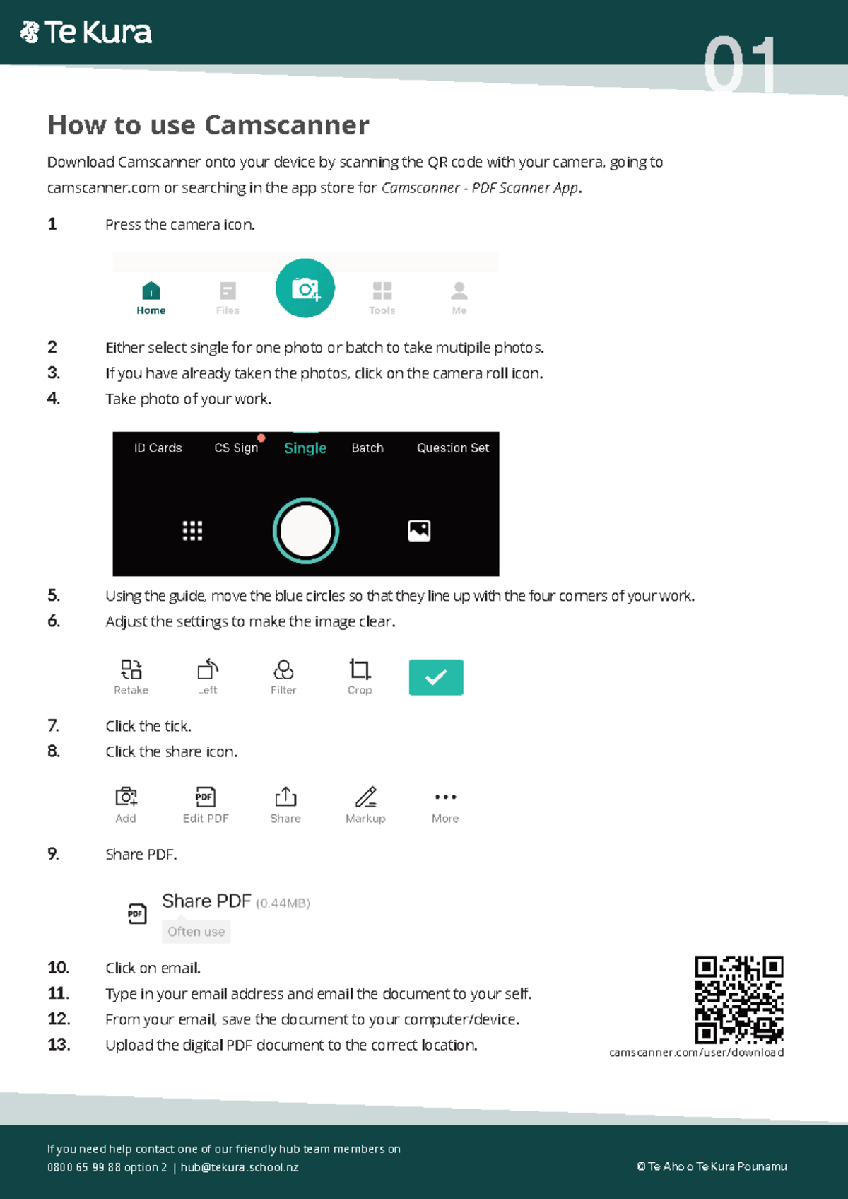 Cam scanner instructions - 01 Topic title Date and version 2020/ Topic ...