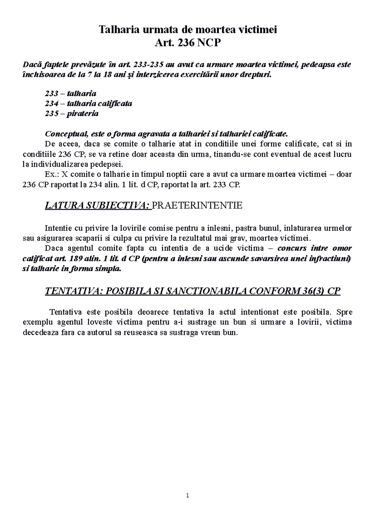 talharia care a avut ca urmare moartea - Talharia urmata de moartea ...