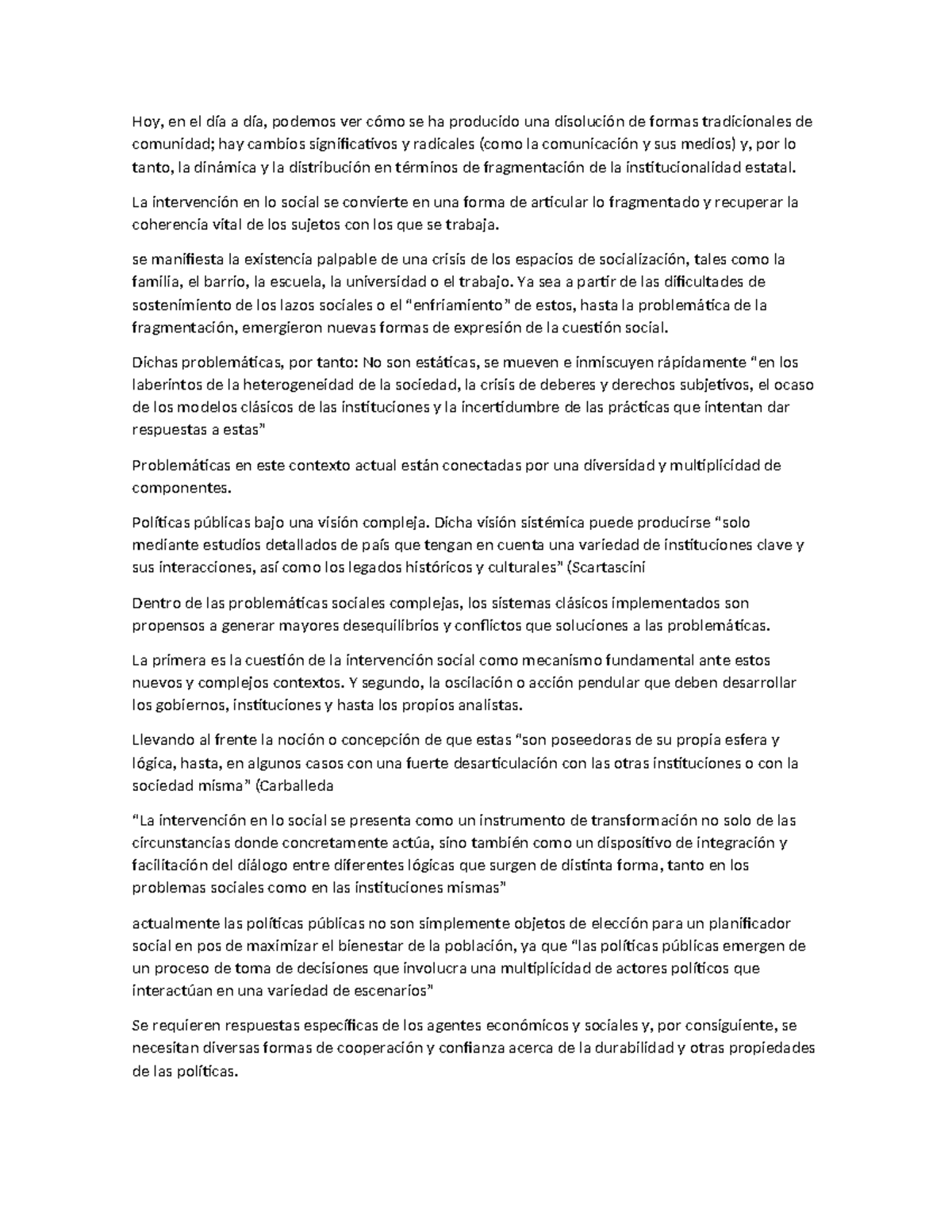 Modulo 4 Introduccion a las politicas publicas - Hoy, en el día a día ...