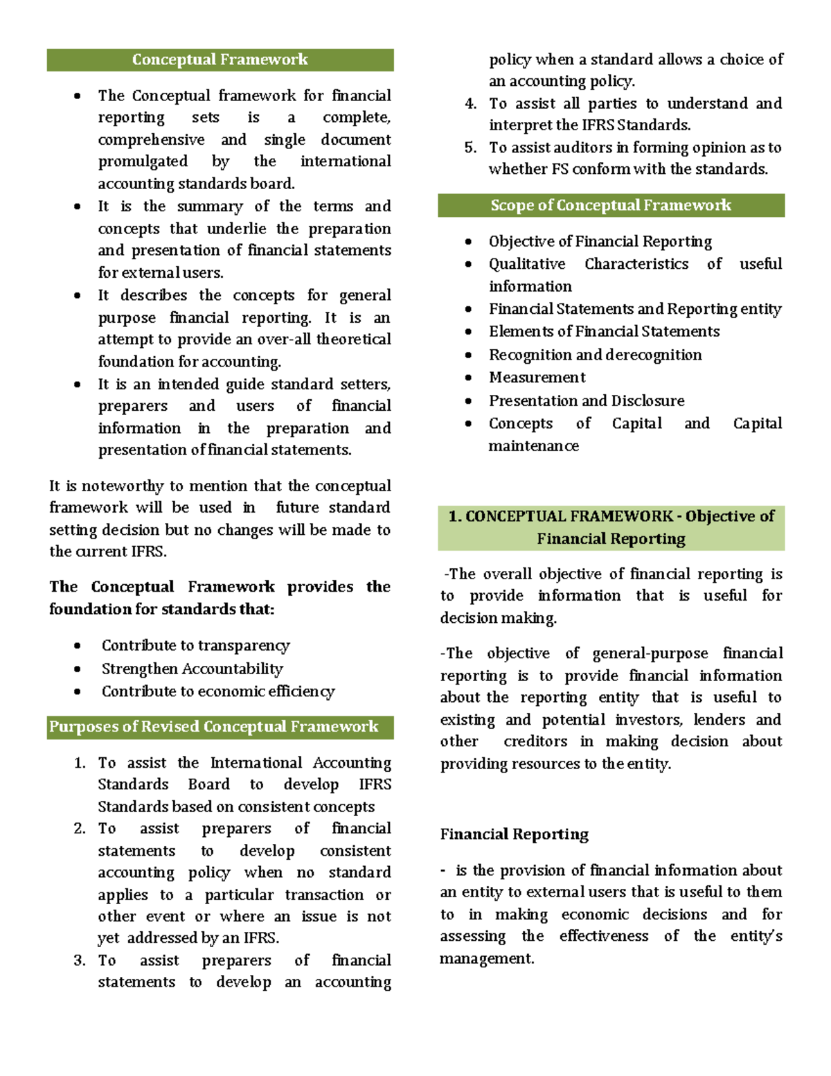 Conceptual Framework - This is useful and great for those people who ...