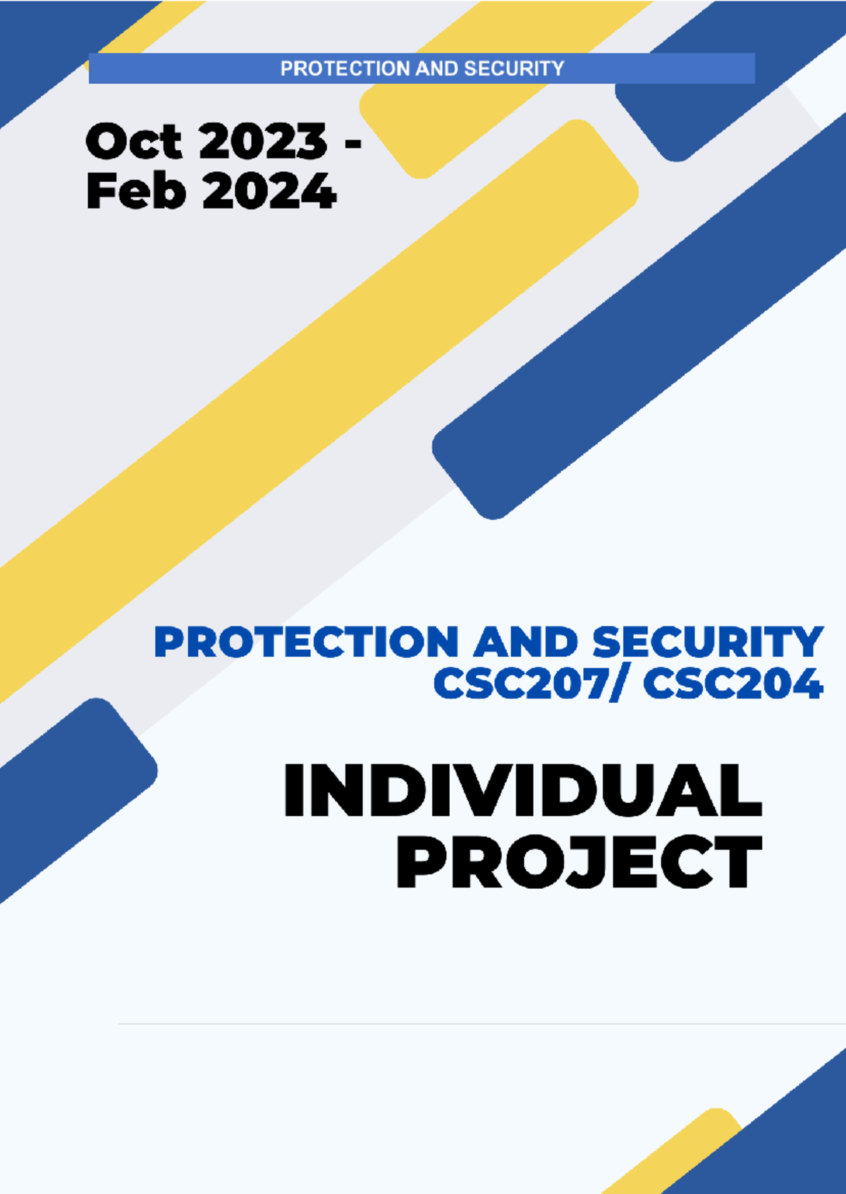 CSC207 Individual assignment - REPORT PREPARED BY NAME : YASMINE BINTI ...