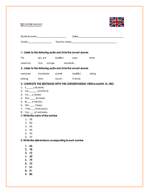 Evolve L4 Unit 7 Quiz A - Evolve Assessment Material 4 © Cambridge ...