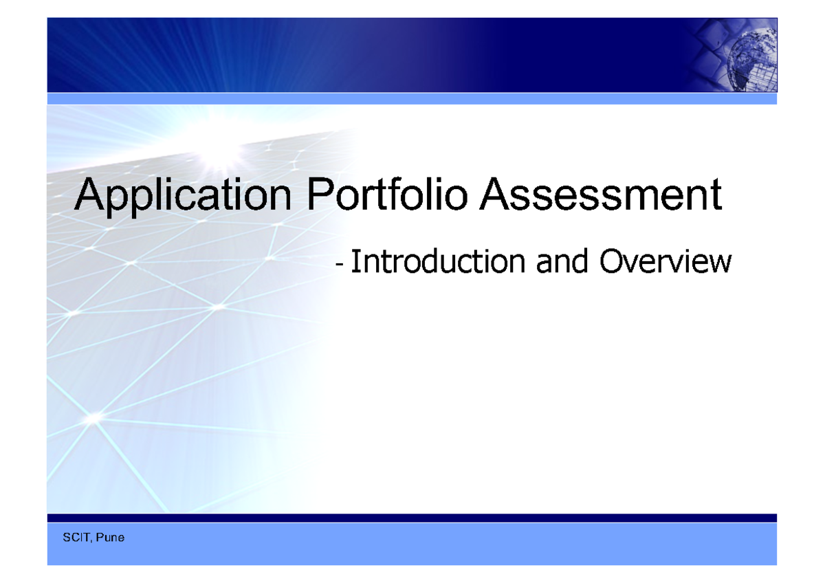 Session 1 - APA Introduction - Introduction and Overview Application ...