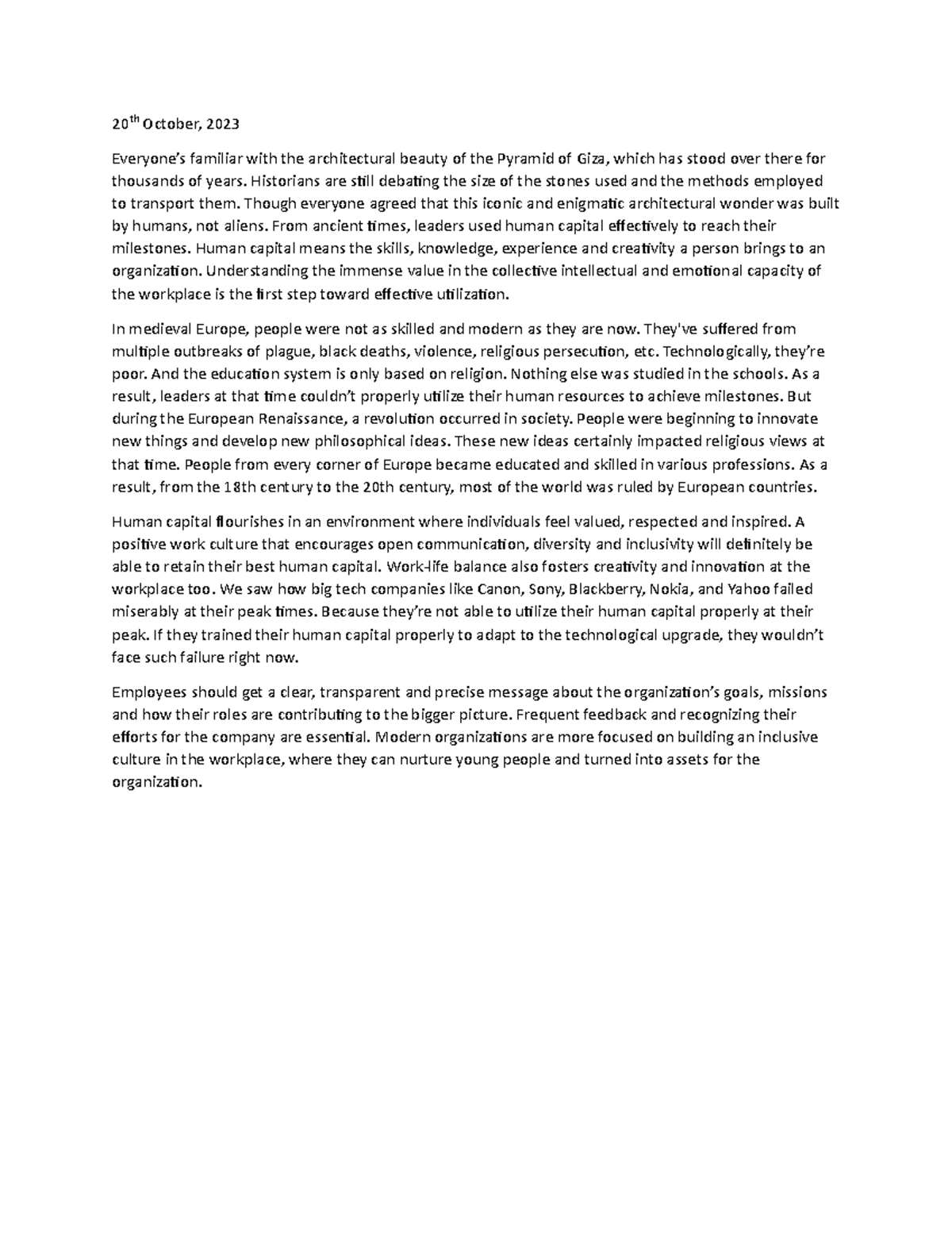 Journal-3 - Journal-3 submission file for Business communication. - 20 ...