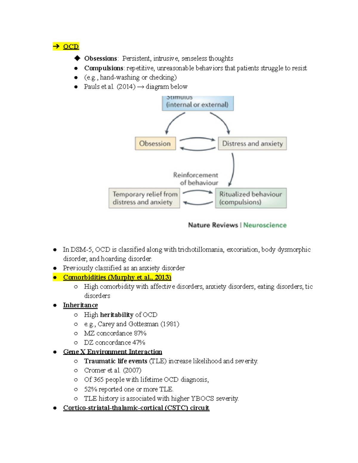 OCD and Anxiety Disorders - OCD Obsessions: Persistent, intrusive ...