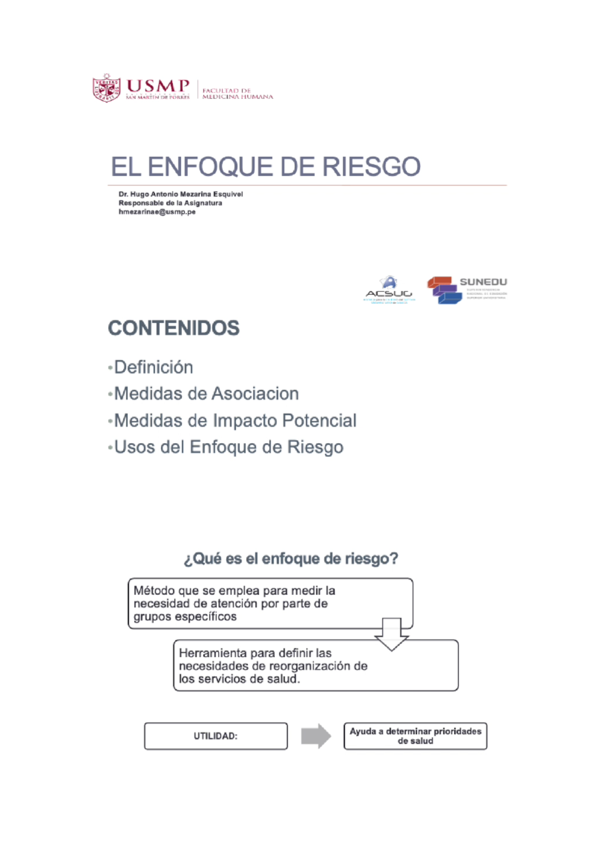 Clase 04 Epidem - EPIDEMIOLOGÍA - Studocu