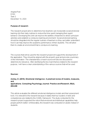 Task 2 New Revision Angela Post - Angela Post Task 2 New Revision 03/30 ...