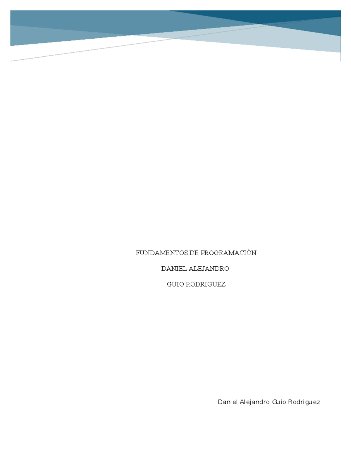 Tabla DE Requerimientos - FUNDAMENTOS DE PROGRAMACIÓN DANIEL ALEJANDRO ...