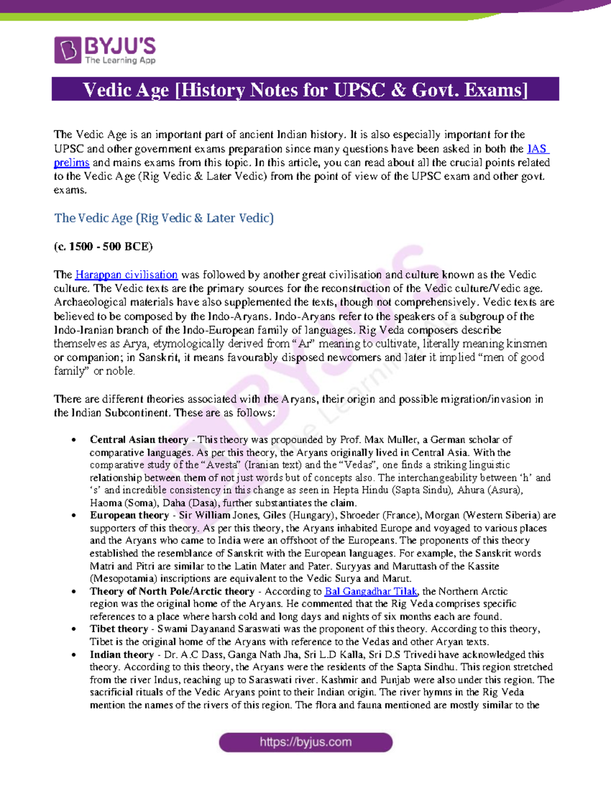 Vedic-Age-Rig-Vedic- Vedic Age [History Notes for UPSC & Govt. Exams ...