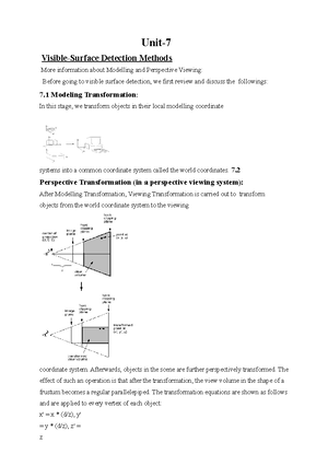Object-space Methods update - 7 Object-space Methods Compare objects ...